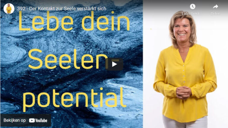 392 – Der Kontakt zur Seele verstärkt sich | Sandra Lau ...